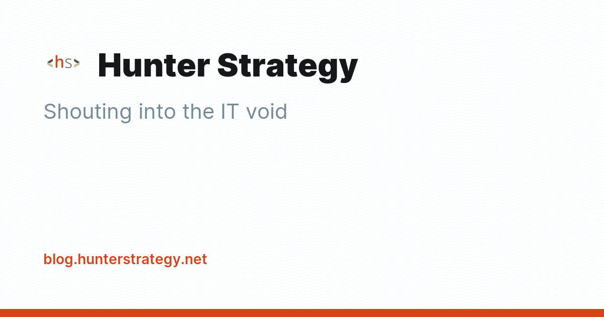 Hunter Strategy - Ghost Explore