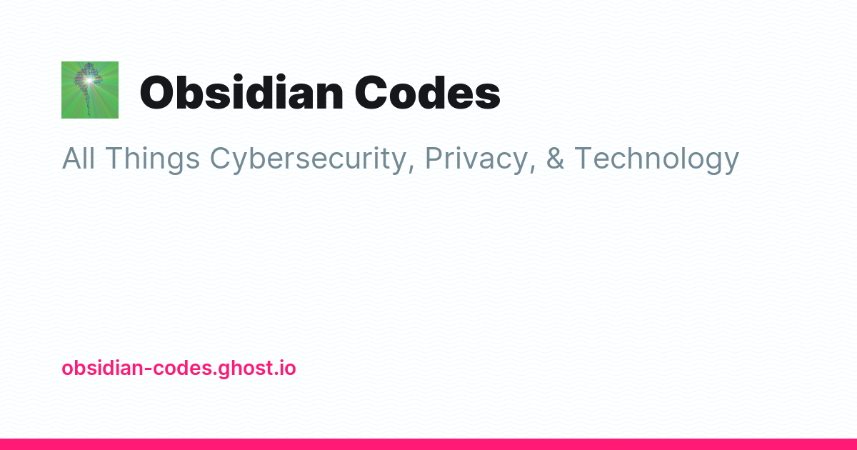 Obsidian Codes - Ghost Explore