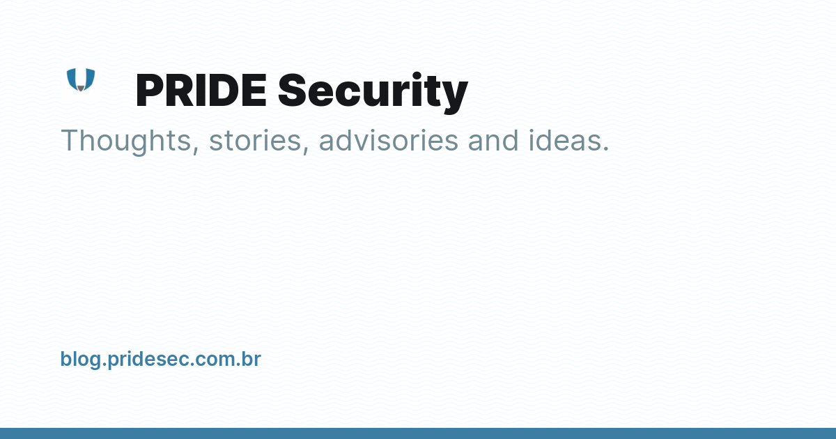 PRIDE Security - Ghost Explore