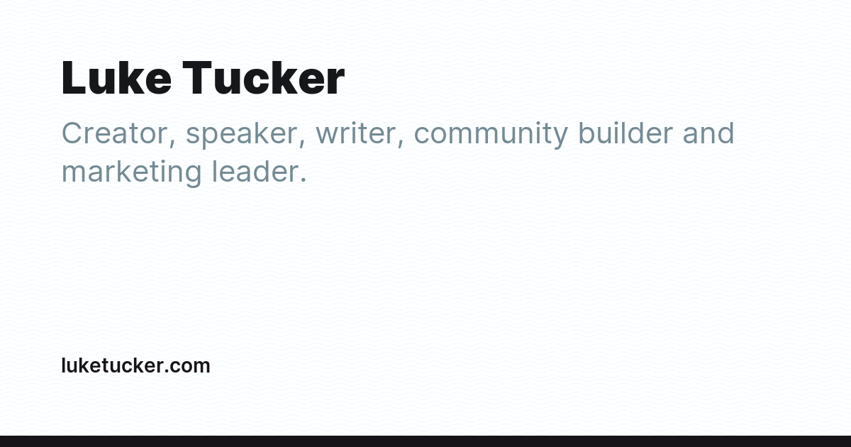 Luke Tucker - Ghost Explore