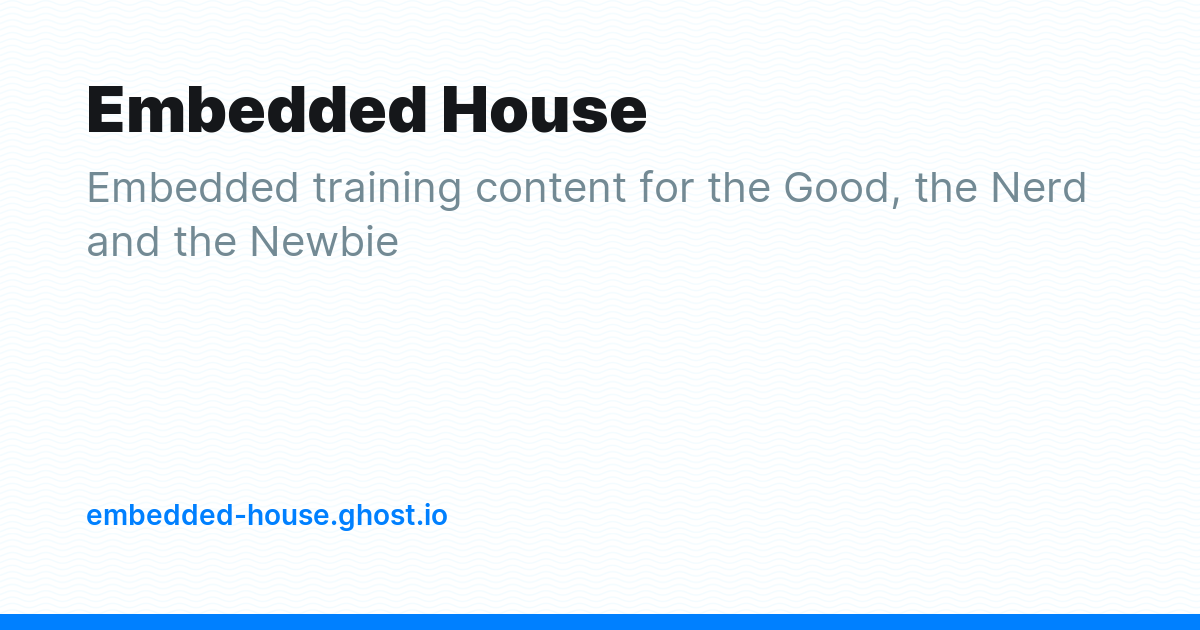 Embedded House - Ghost Explore