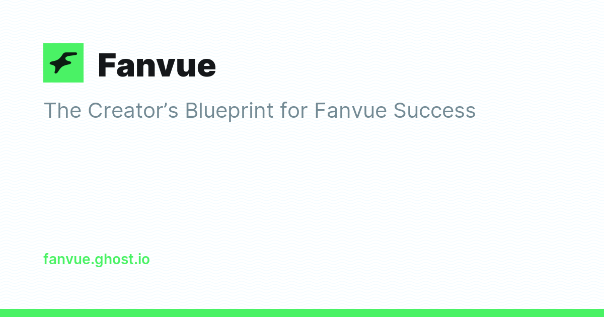 Fanvue - Ghost Explore