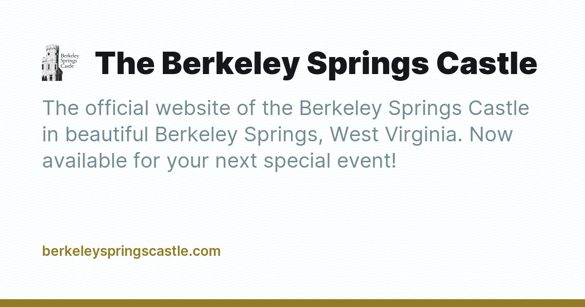 The Berkeley Springs Castle - Ghost Explore