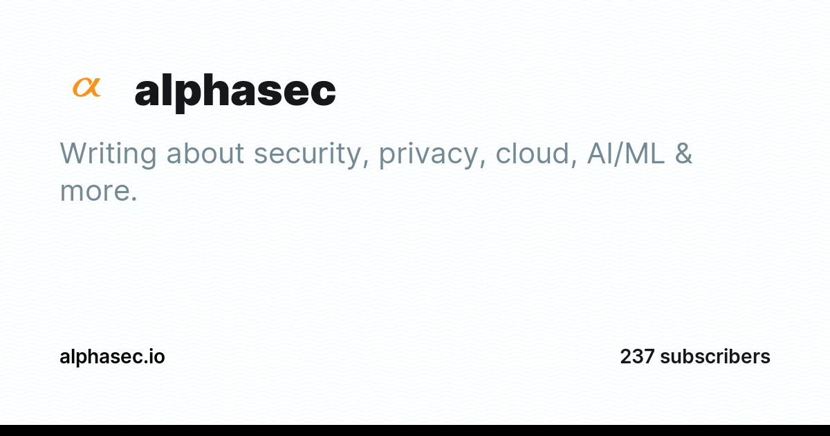 alphasec - Ghost Explore