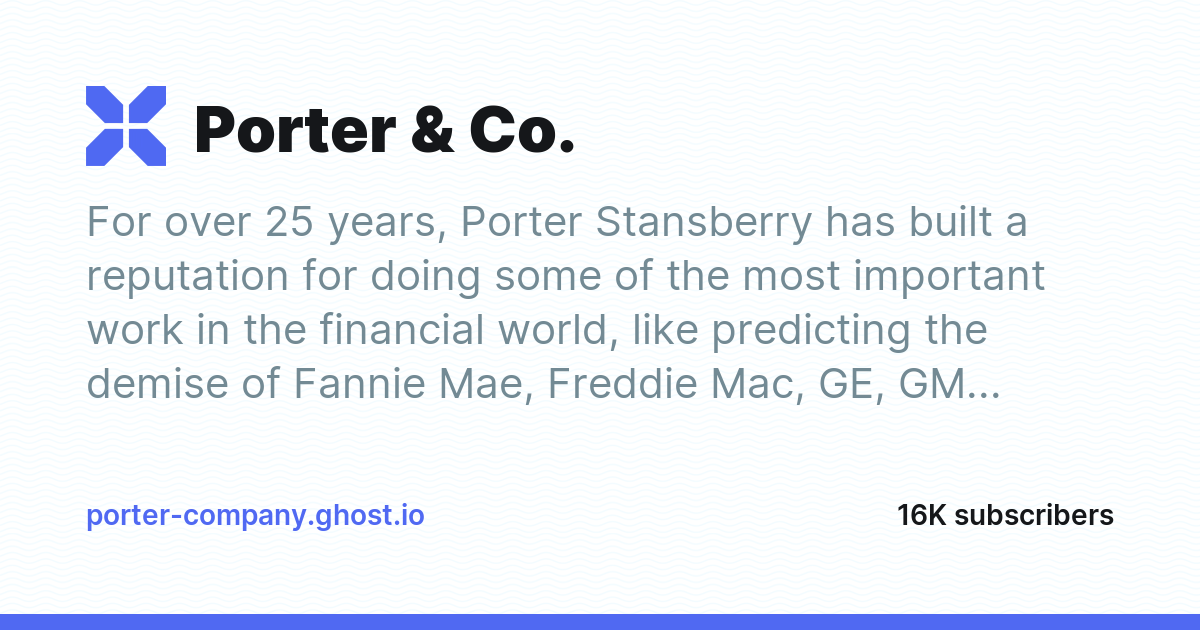Porter & Co. - Ghost Explore