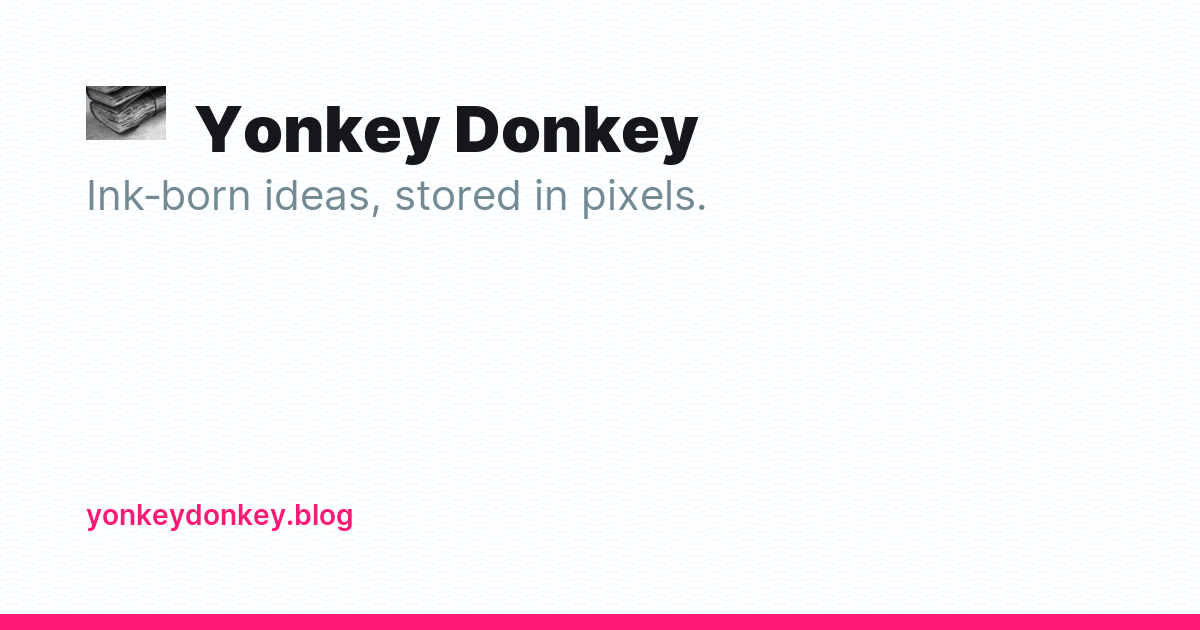 Yonkey Donkey - Ghost Explore