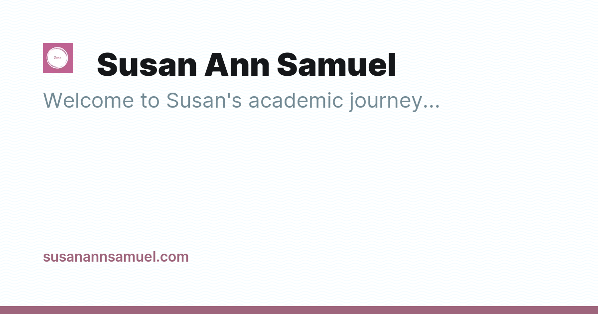 Susan Ann Samuel - Ghost Explore