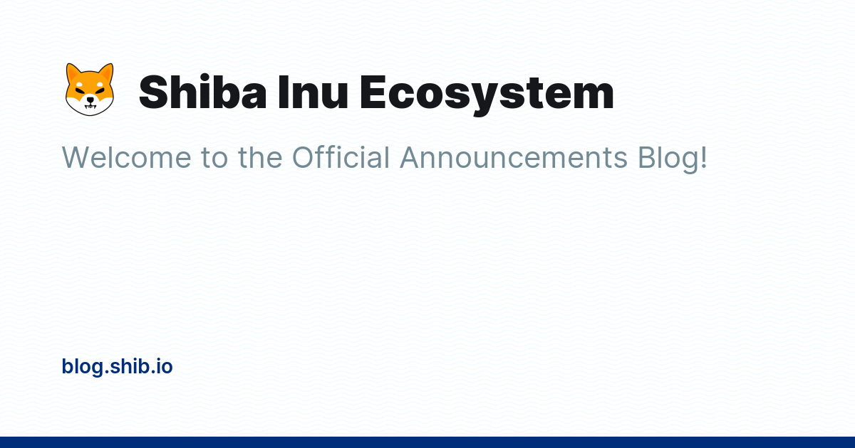 Shiba Inu Ecosystem - Ghost Explore