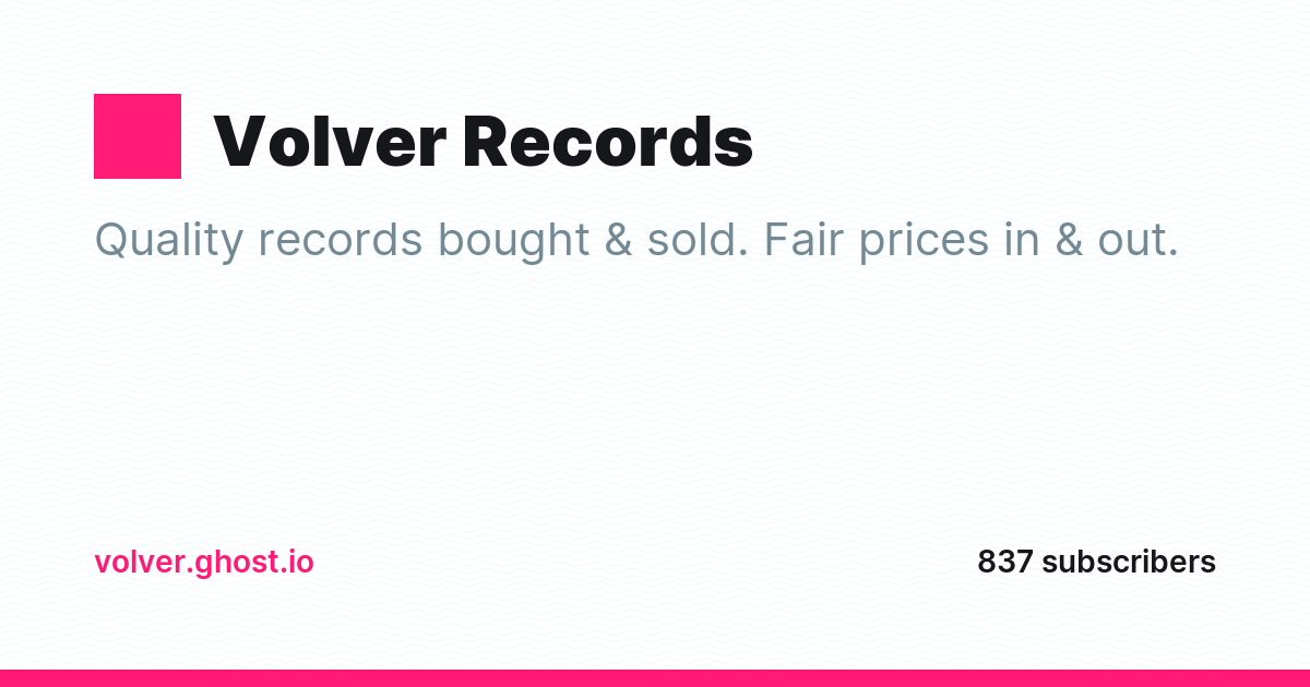 Volver Records - Ghost Explore