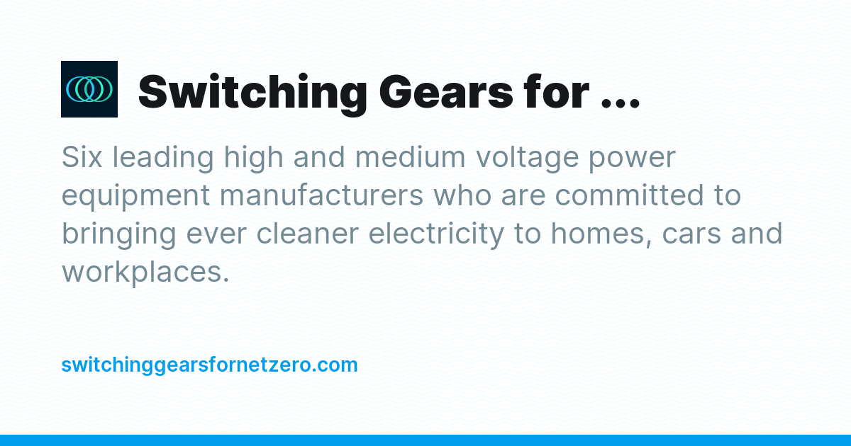Switching Gears for Net Zero - Ghost Explore