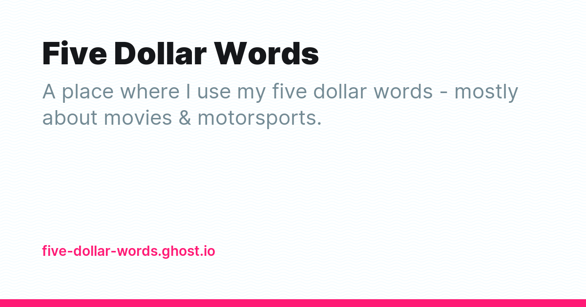 Five Dollar Words - Ghost Explore