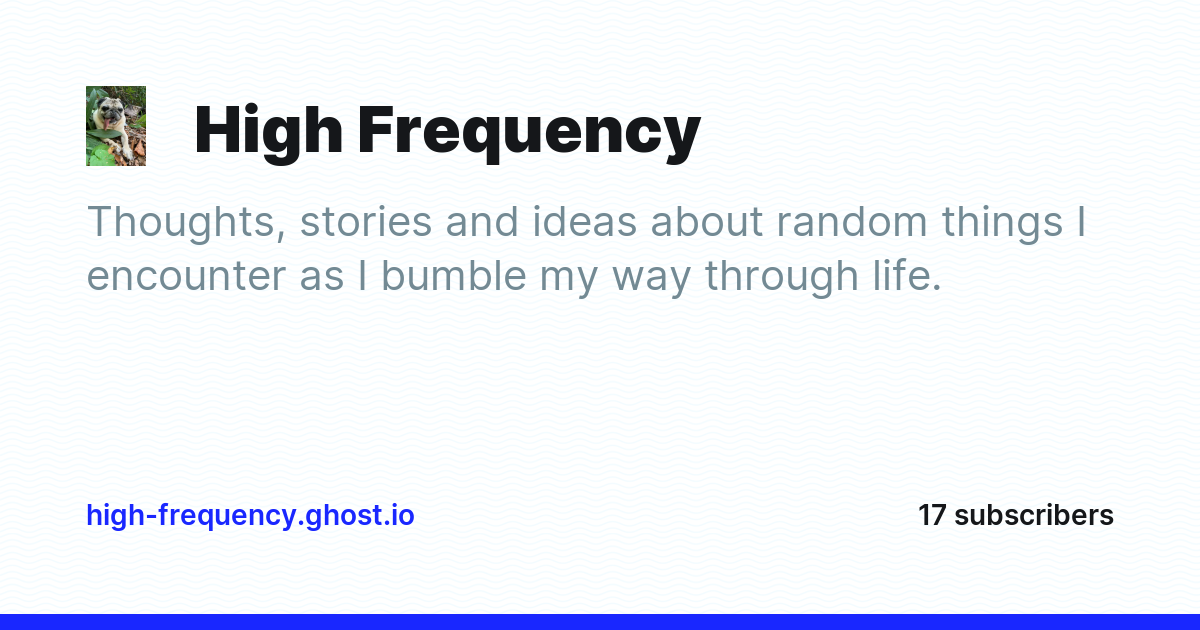 High Frequency - Ghost Explore