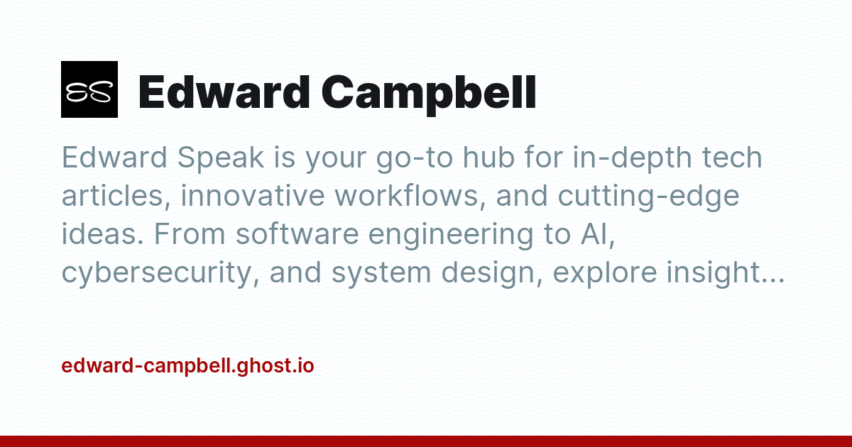 Edward Campbell - Ghost Explore