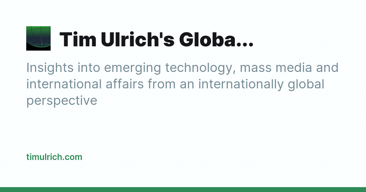 Tim Ulrich's Globally International - Ghost Explore