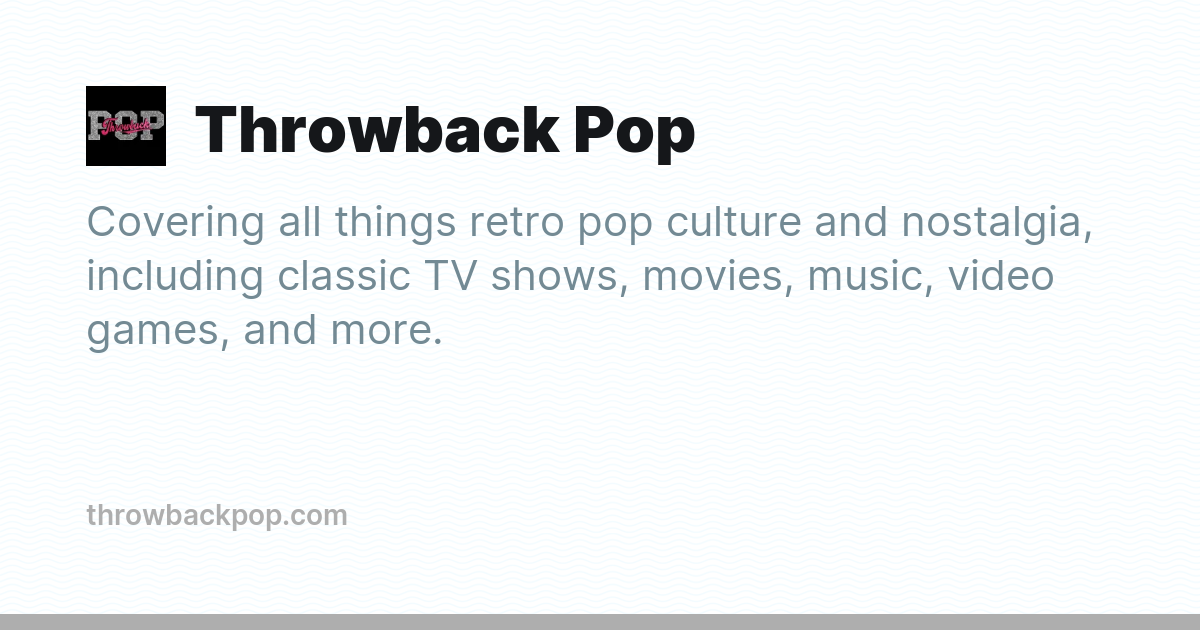 Throwback Pop - Ghost Explore