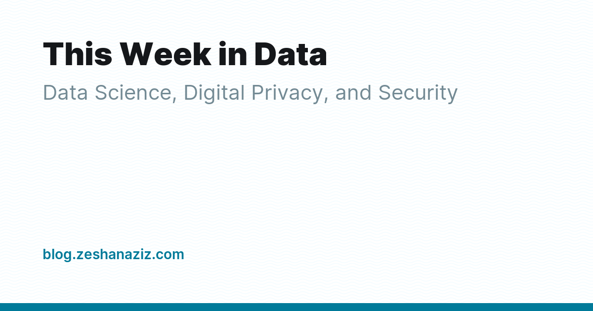 This Week in Data - Ghost Explore
