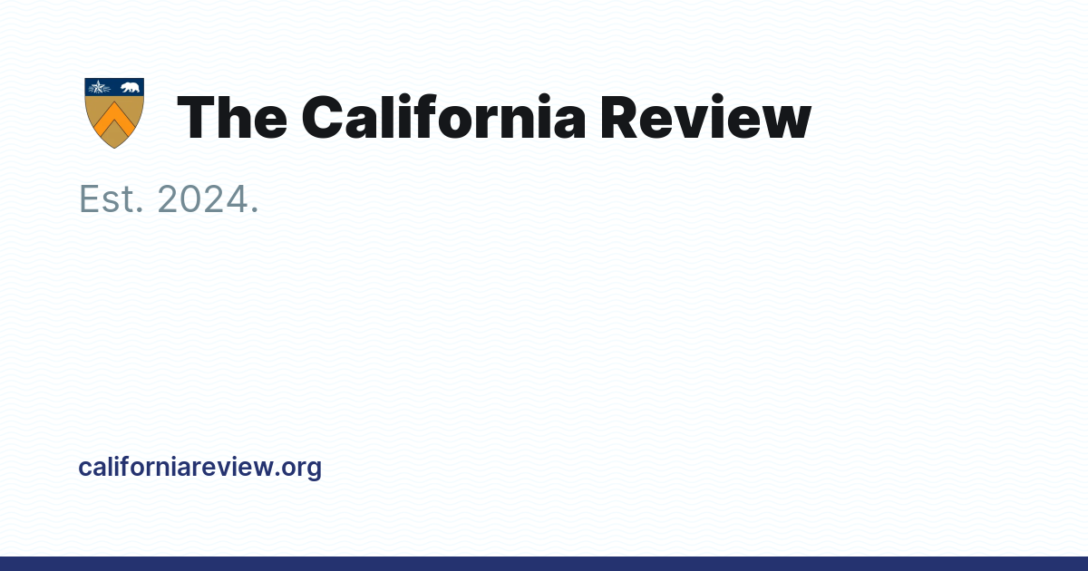 The California Review - Ghost Explore