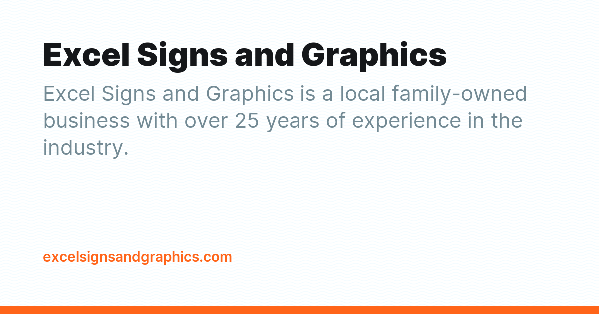 Excel Signs and Graphics - Ghost Explore