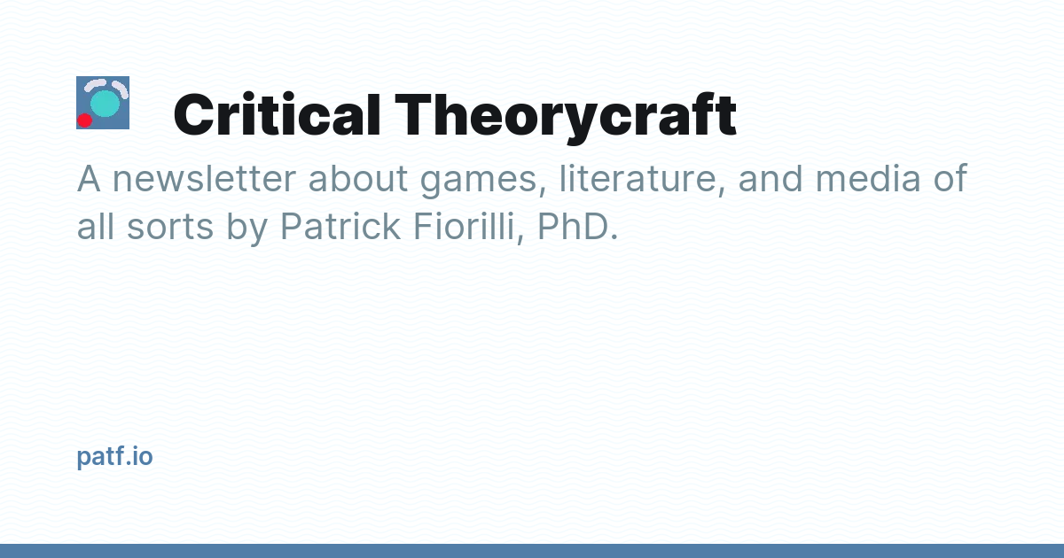 Critical Theorycraft - Ghost Explore