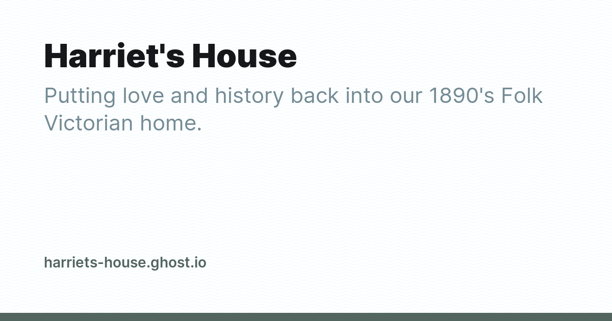 Harriet's House - Ghost Explore