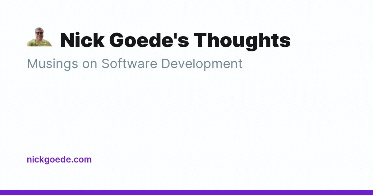 Nick Goede's Thoughts - Ghost Explore