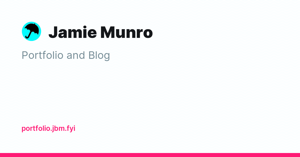 Jamie Munro - Ghost Explore