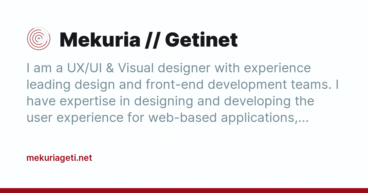 Mekuria // Getinet - Ghost Explore