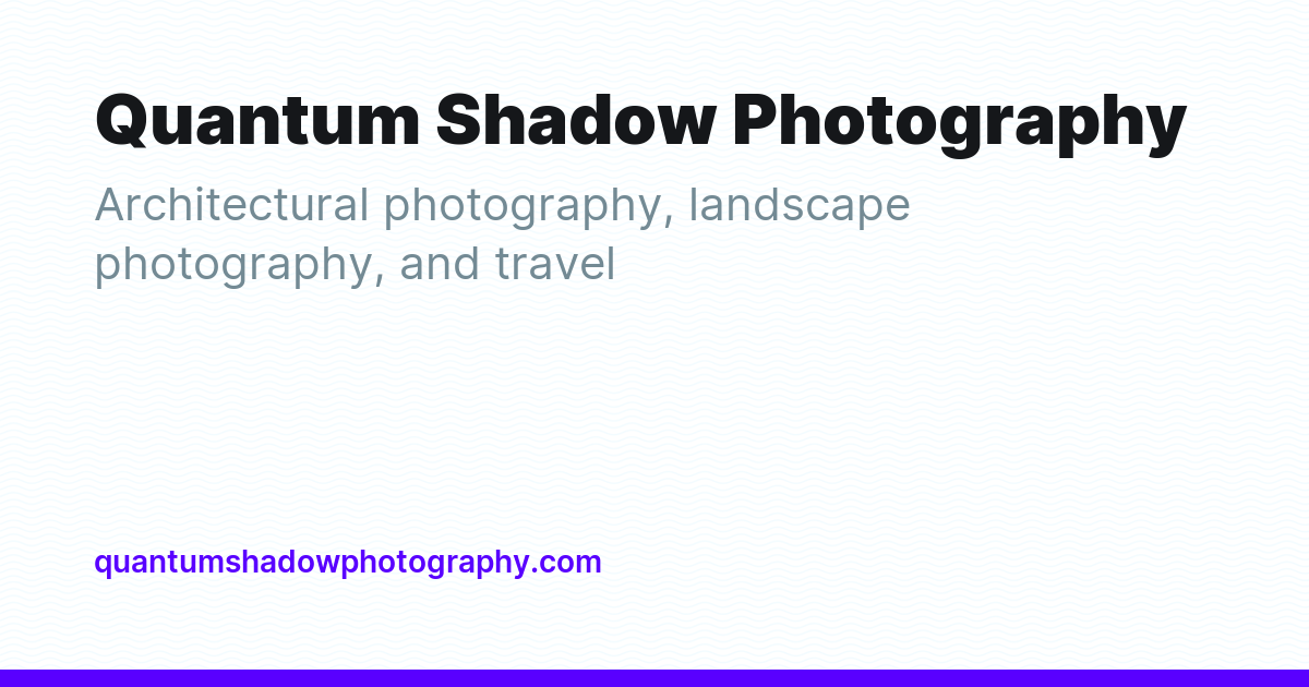 Quantum Shadow Photography - Ghost Explore