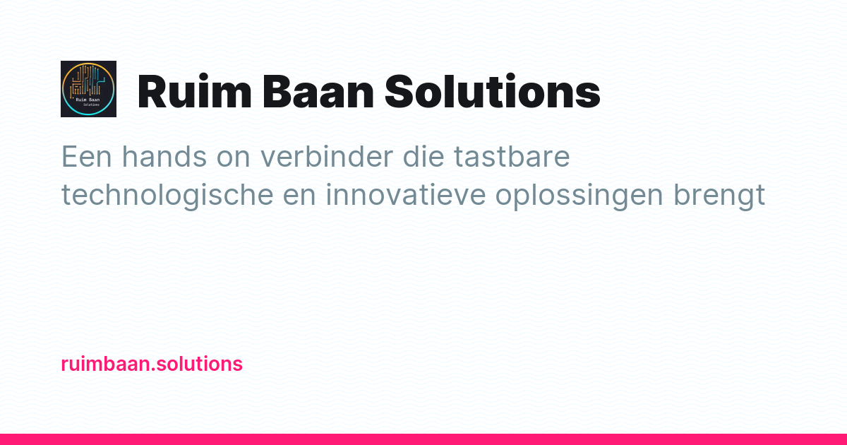 Ruim Baan Solutions - Ghost Explore