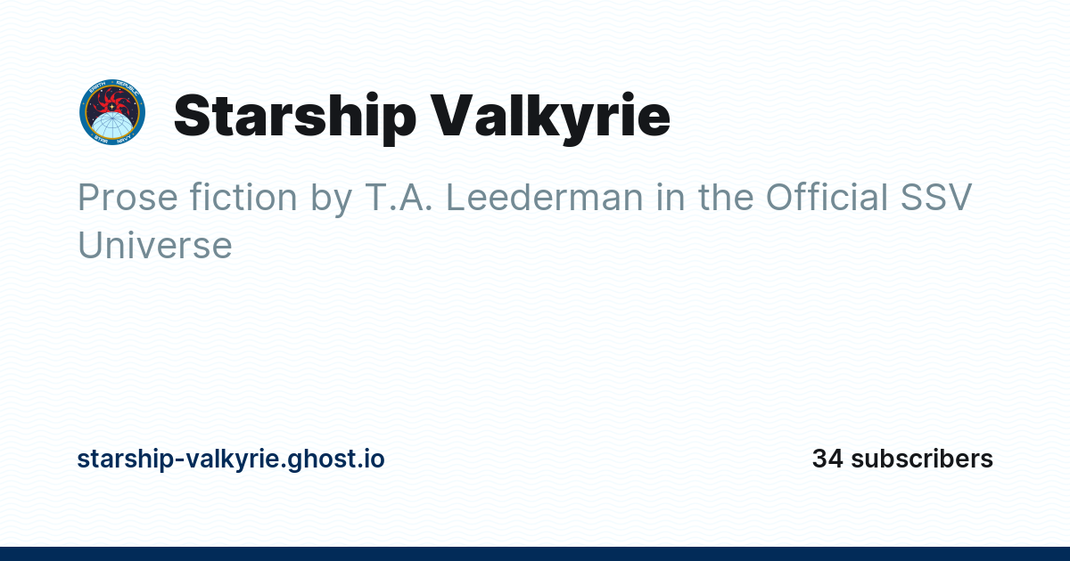 Starship Valkyrie - Ghost Explore