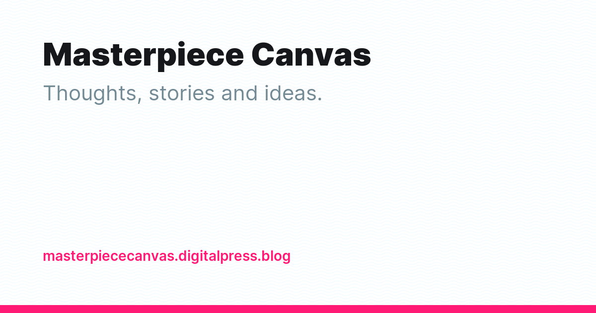 Masterpiece Canvas - Ghost Explore
