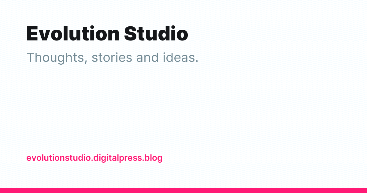 Evolution Studio - Ghost Explore