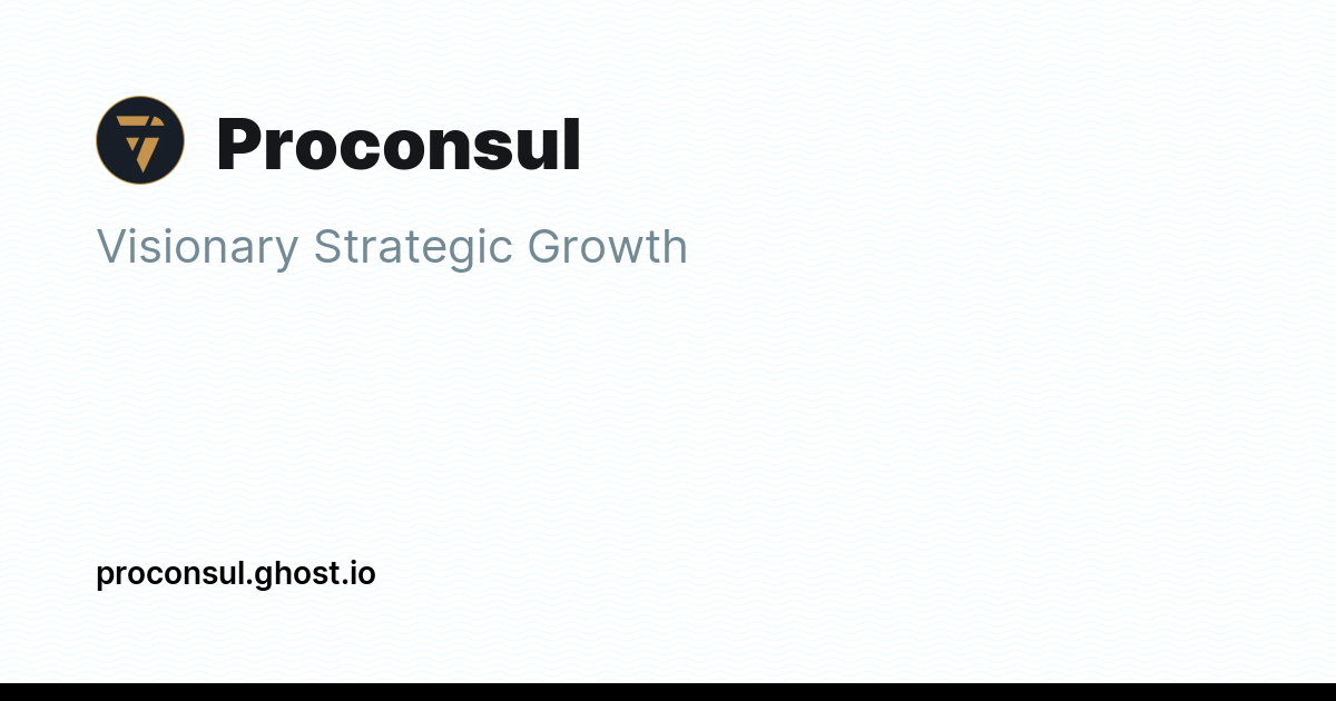 Proconsul 🇨🇦 - Ghost Explore
