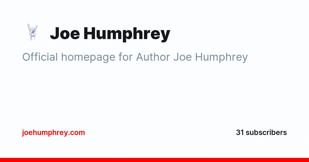 Joe Humphrey - Ghost Explore