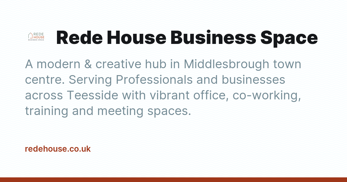 Rede House Business Space - Ghost Explore