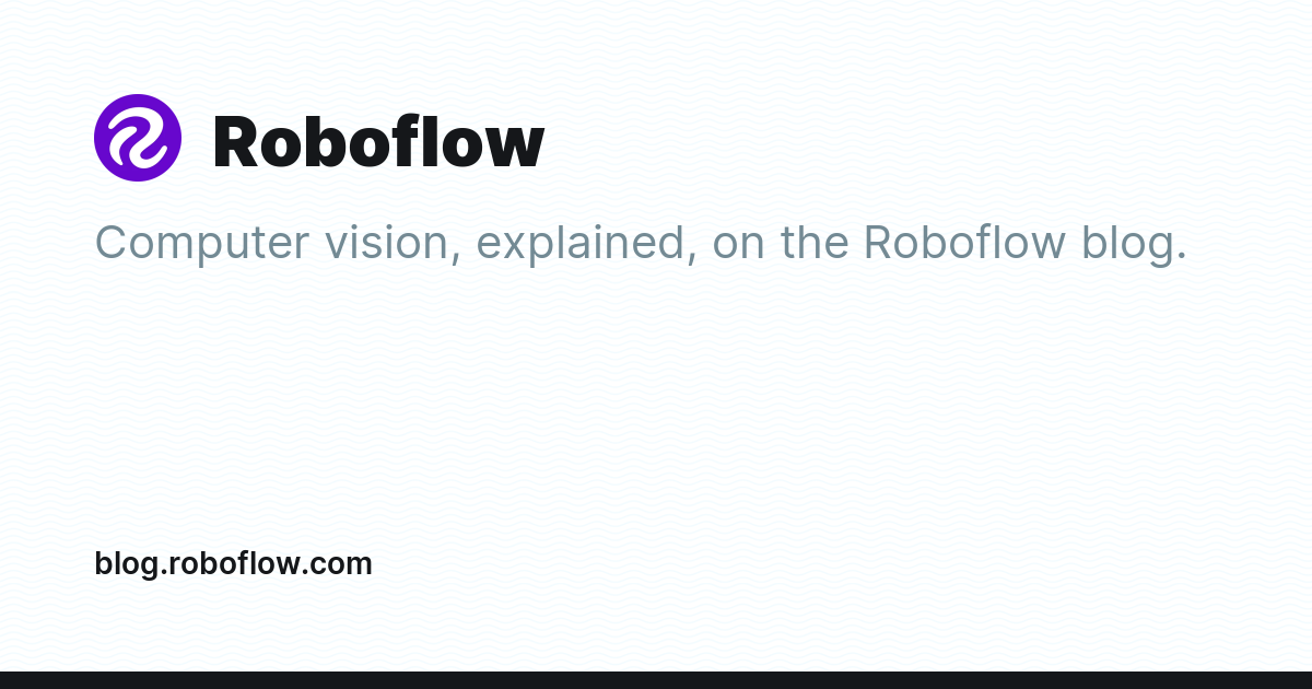 Roboflow - Ghost Explore
