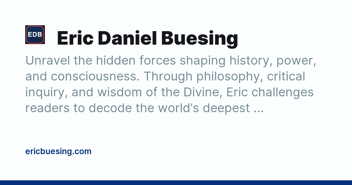 Eric Daniel Buesing - Ghost Explore