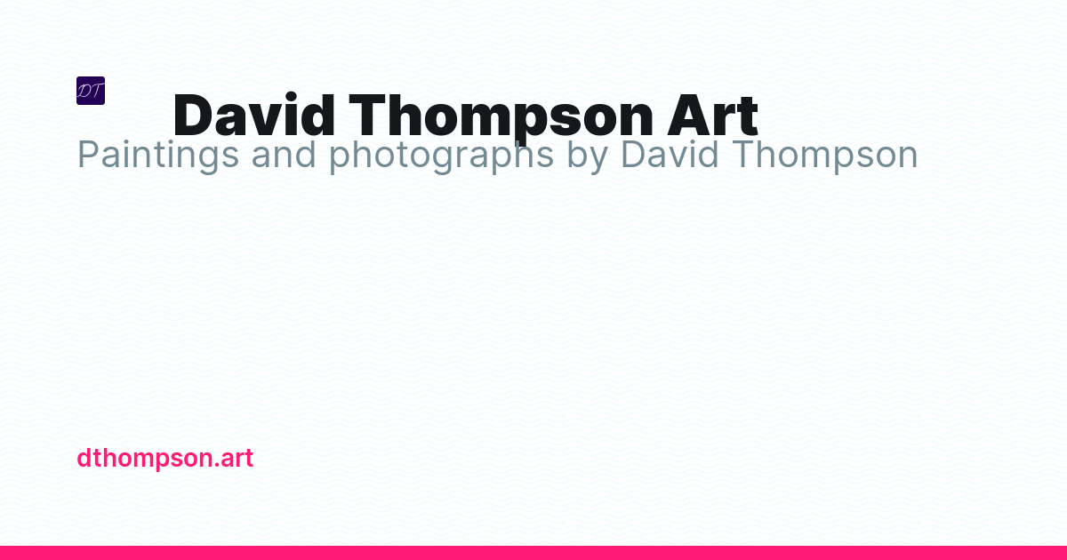 David Thompson Art - Ghost Explore