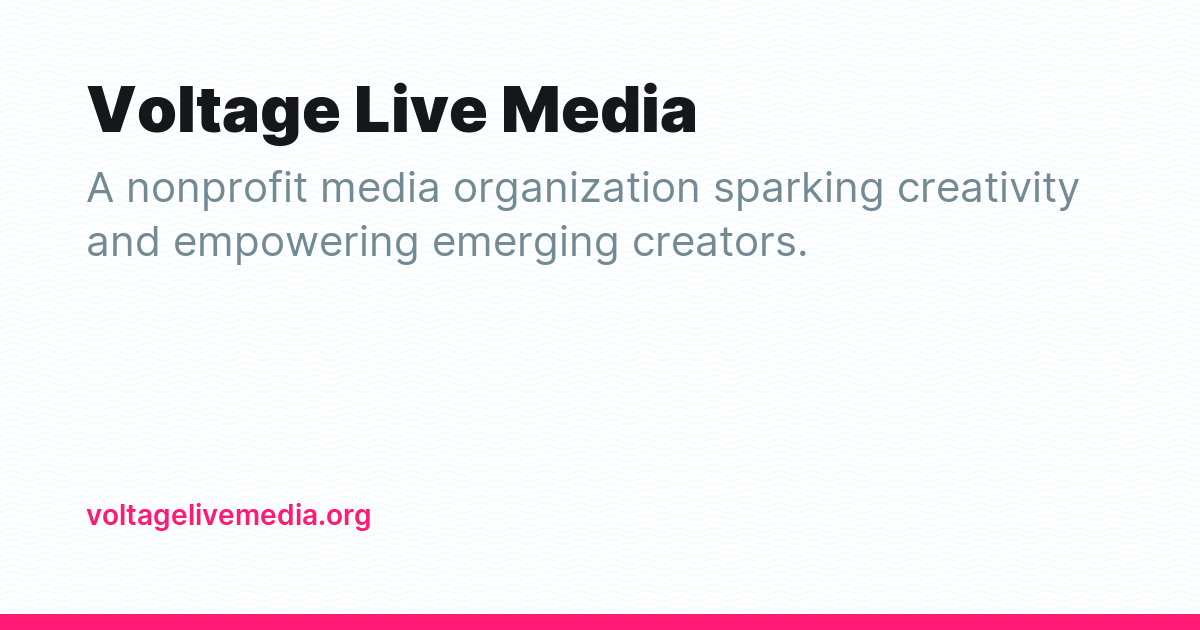 Voltage Live Media - Ghost Explore