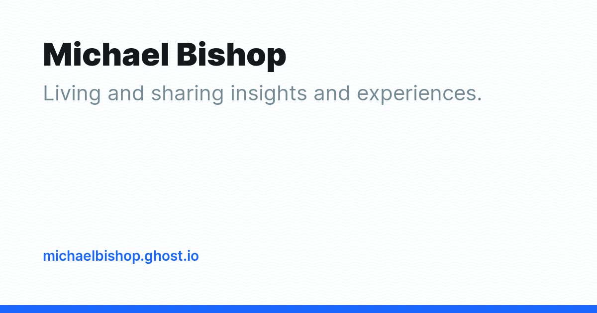 Michael Bishop - Ghost Explore
