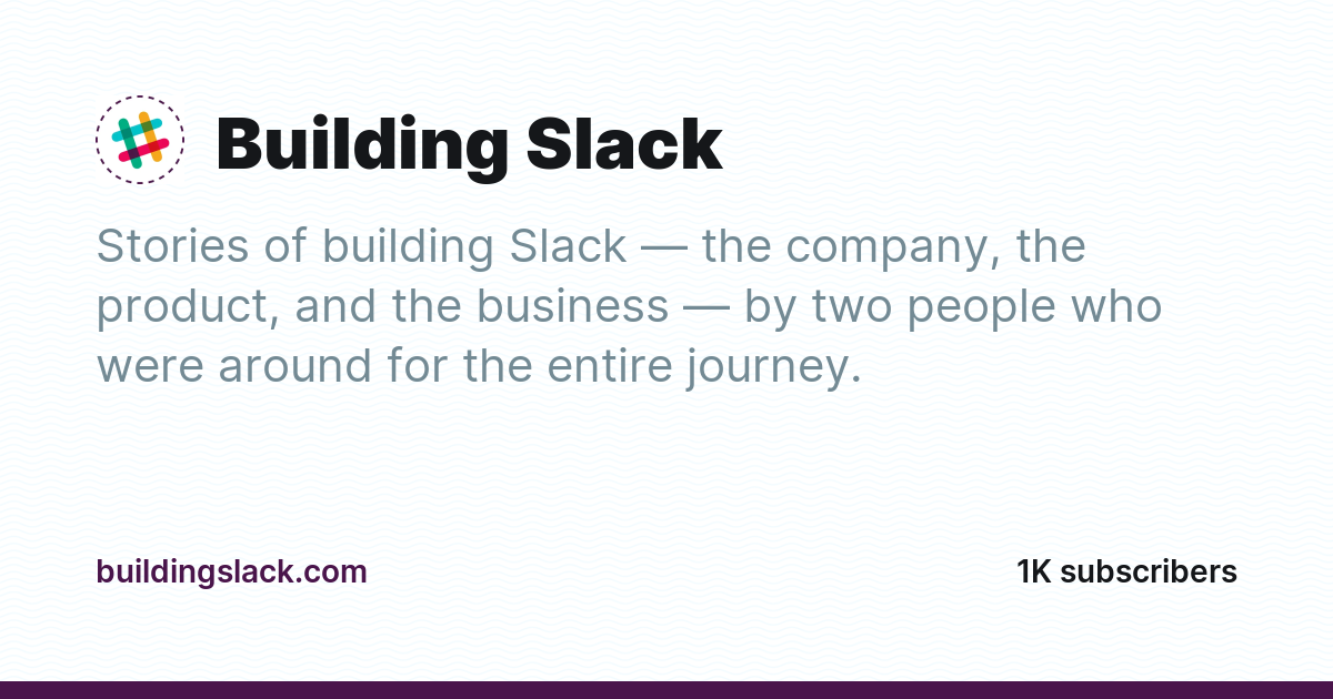 Building Slack - Ghost Explore