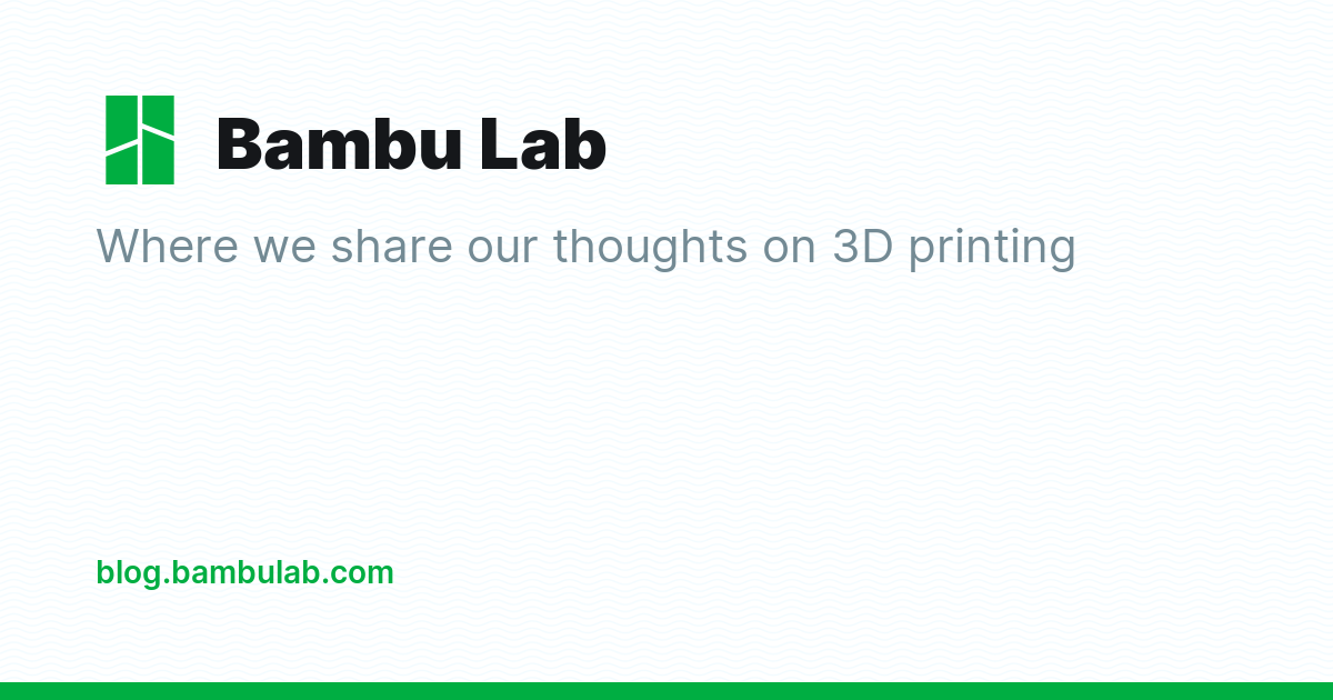 Bambu Lab - Ghost Explore
