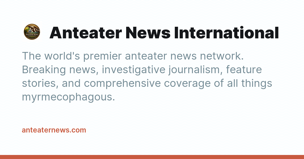 Anteater News International - Ghost Explore