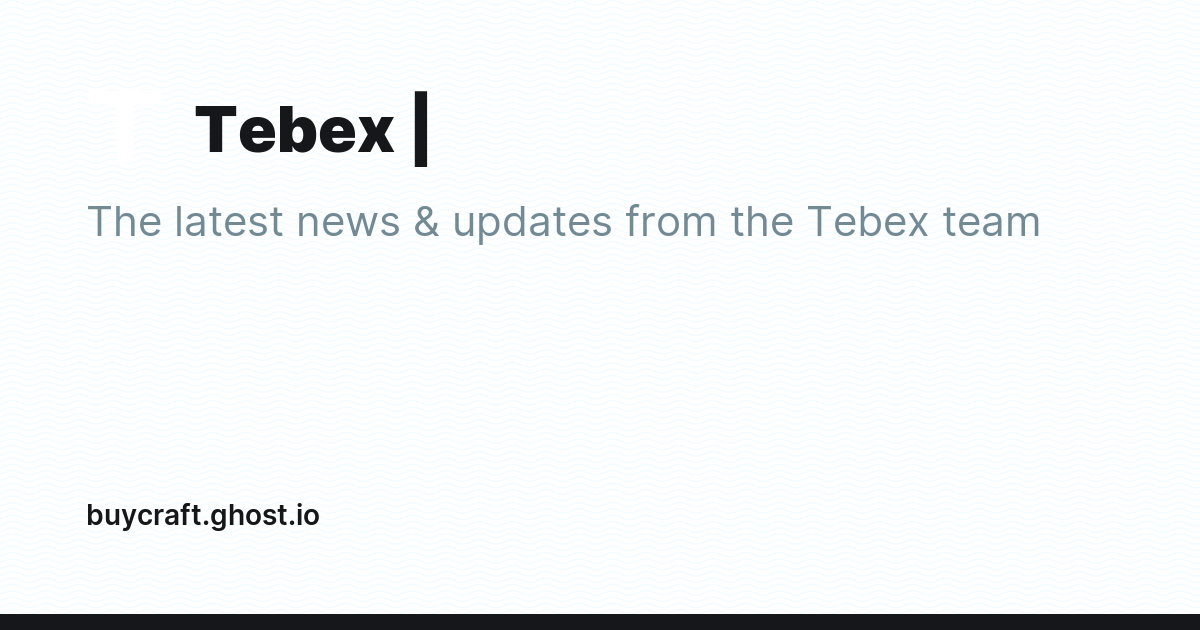 Tebex | - Ghost Explore